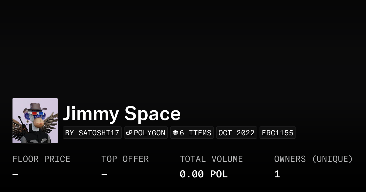 Jimmy Space - Collection | OpenSea
