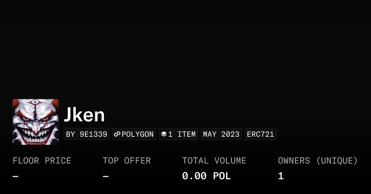 Jken - Collection | OpenSea