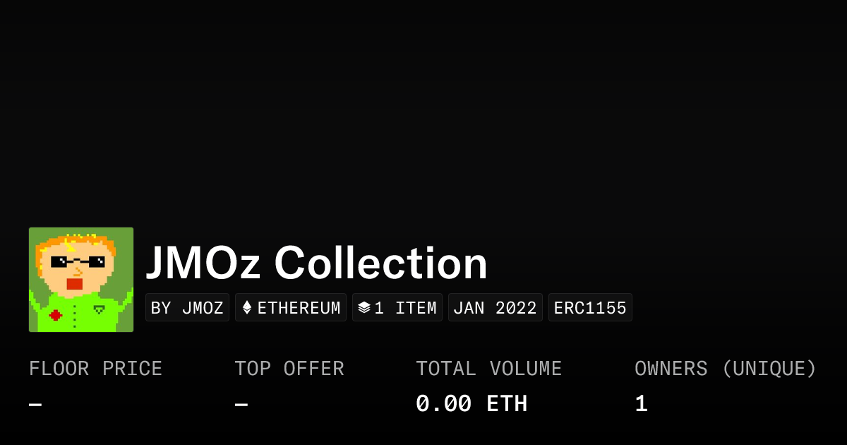 JMOz Collection - Collection | OpenSea
