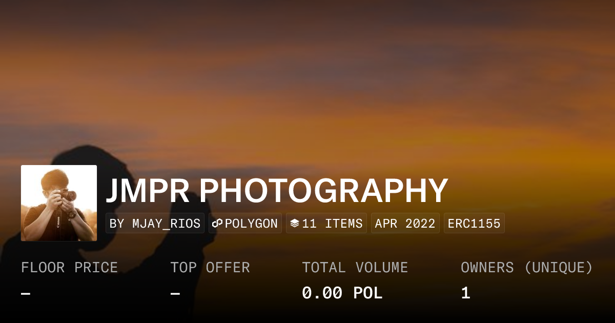 JMPR PHOTOGRAPHY - Collection | OpenSea