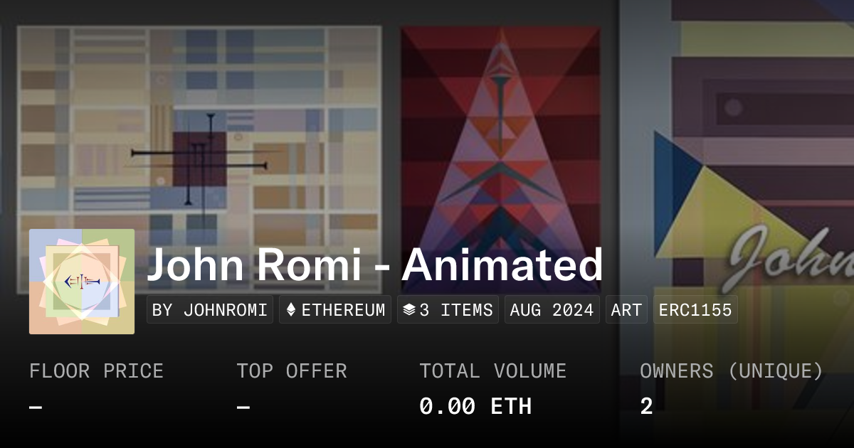 John Romi - Animated - Collection | OpenSea