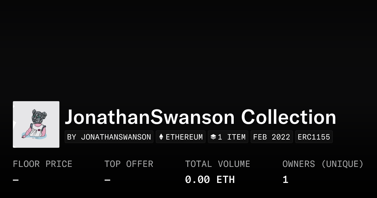 JonathanSwanson Collection - Collection | OpenSea