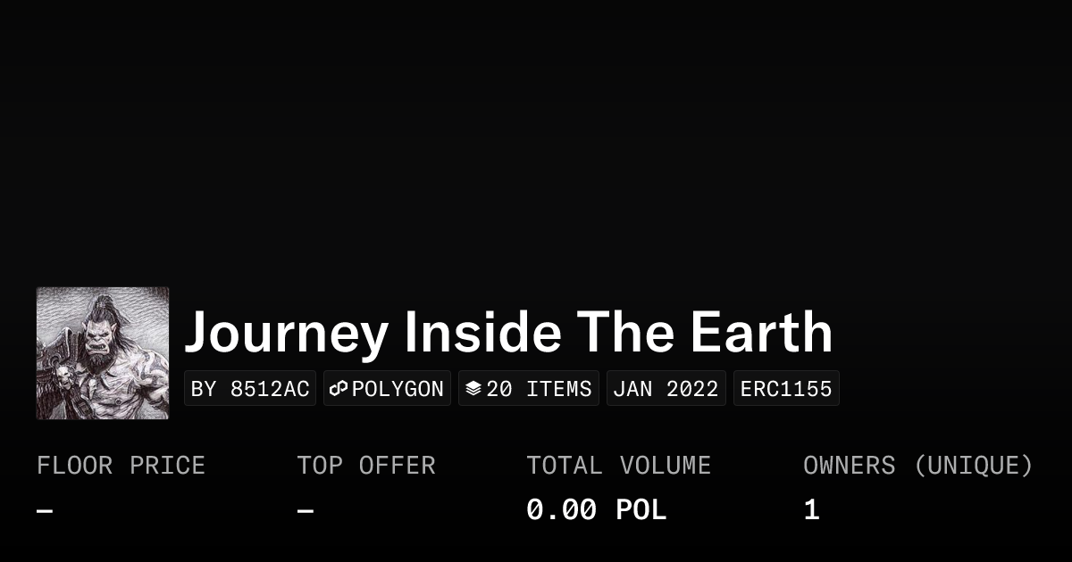 Journey Inside The Earth - Collection | OpenSea