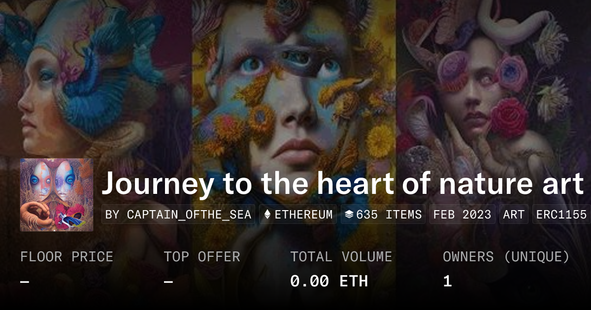 Journey to the heart of nature art - Collection | OpenSea