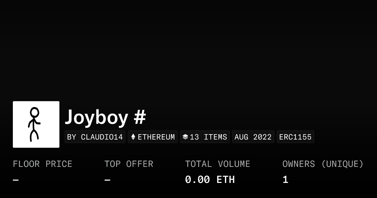 Joyboy # - Collection | OpenSea