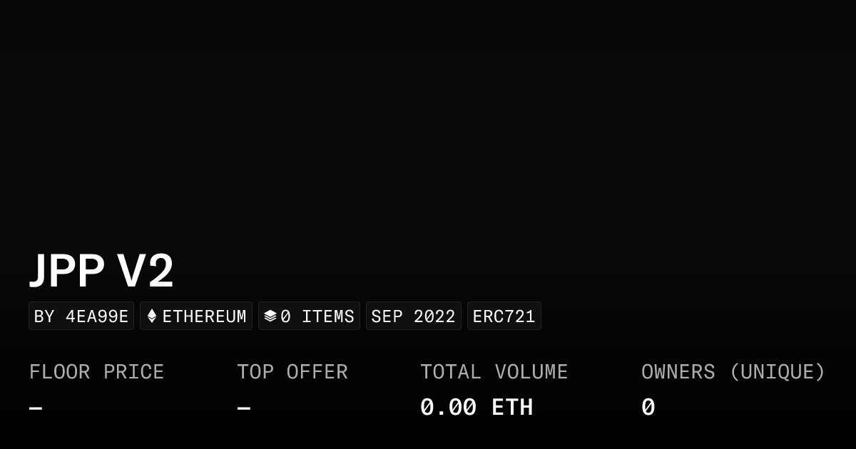 JPP V2 - Collection | OpenSea