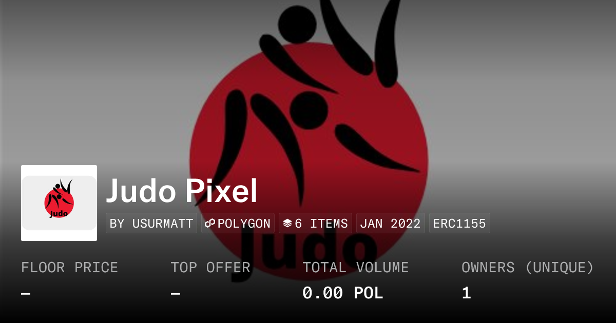 Judo Pixel - Collection | OpenSea