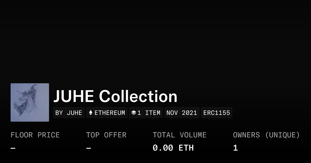 JUHE Collection - Collection | OpenSea
