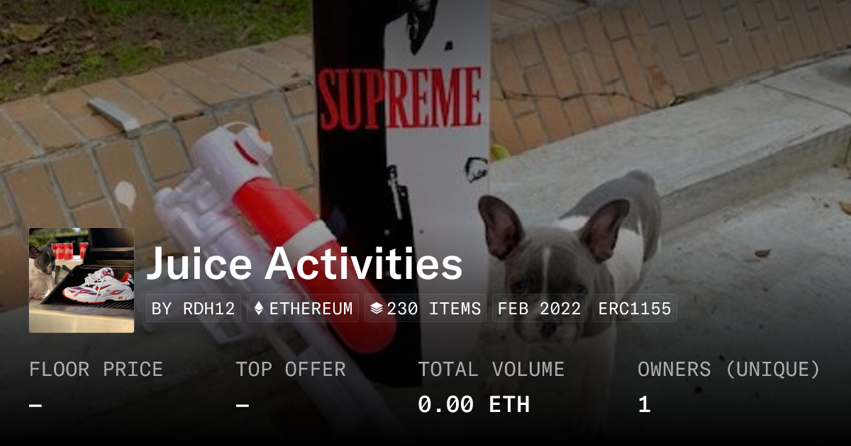 Juice Activities - Collection | OpenSea