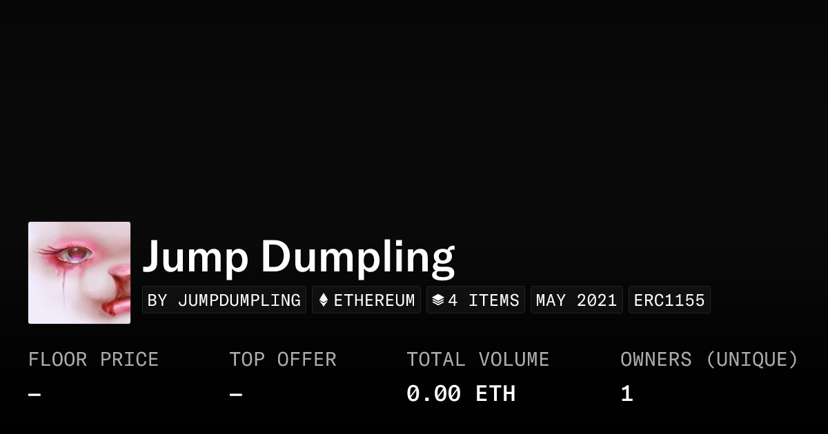 Jump Dumpling - Collection | OpenSea
