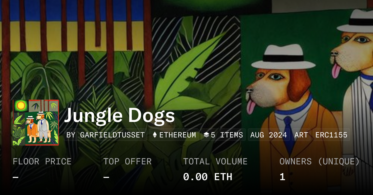 Jungle Dogs - Collection | OpenSea