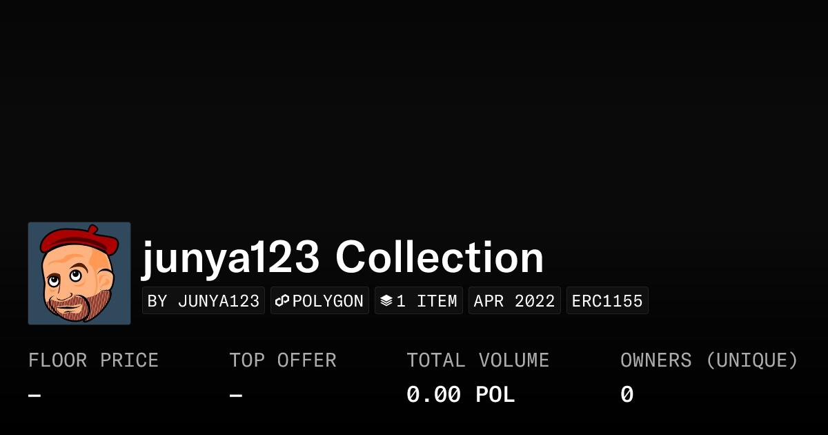 junya123 Collection - Collection | OpenSea