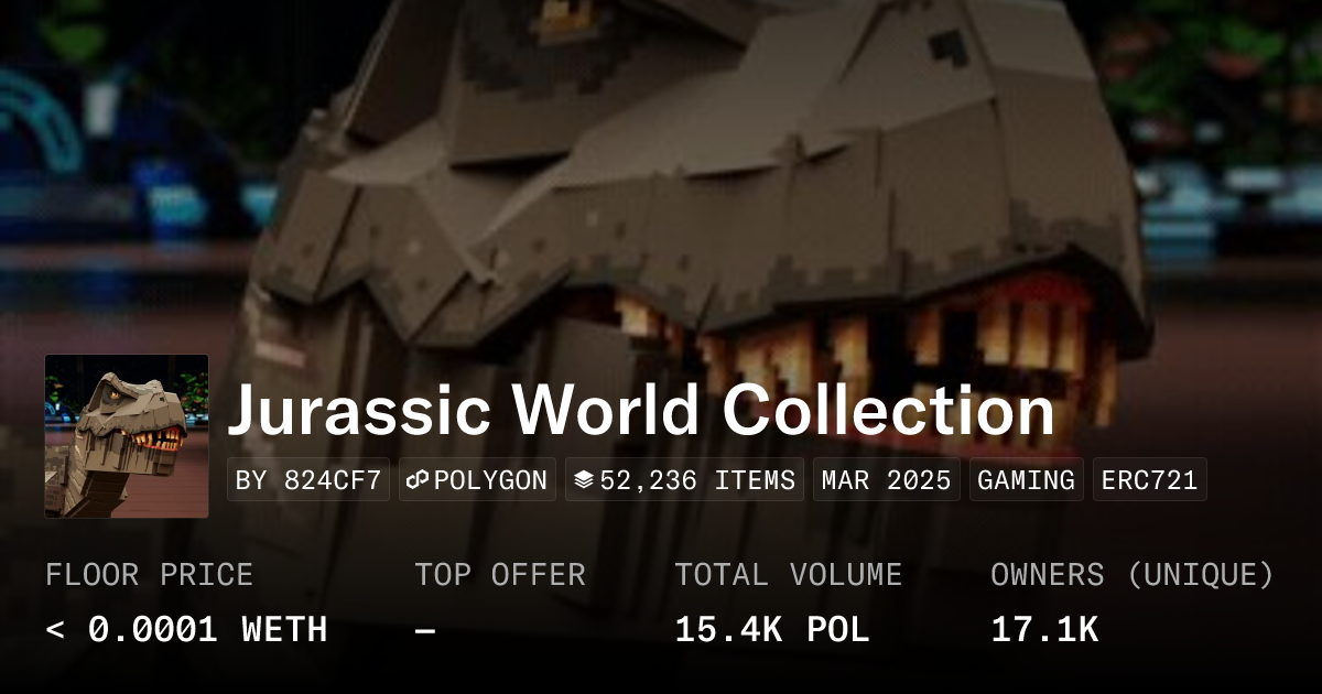 Jurassic World Collection - Collection | OpenSea