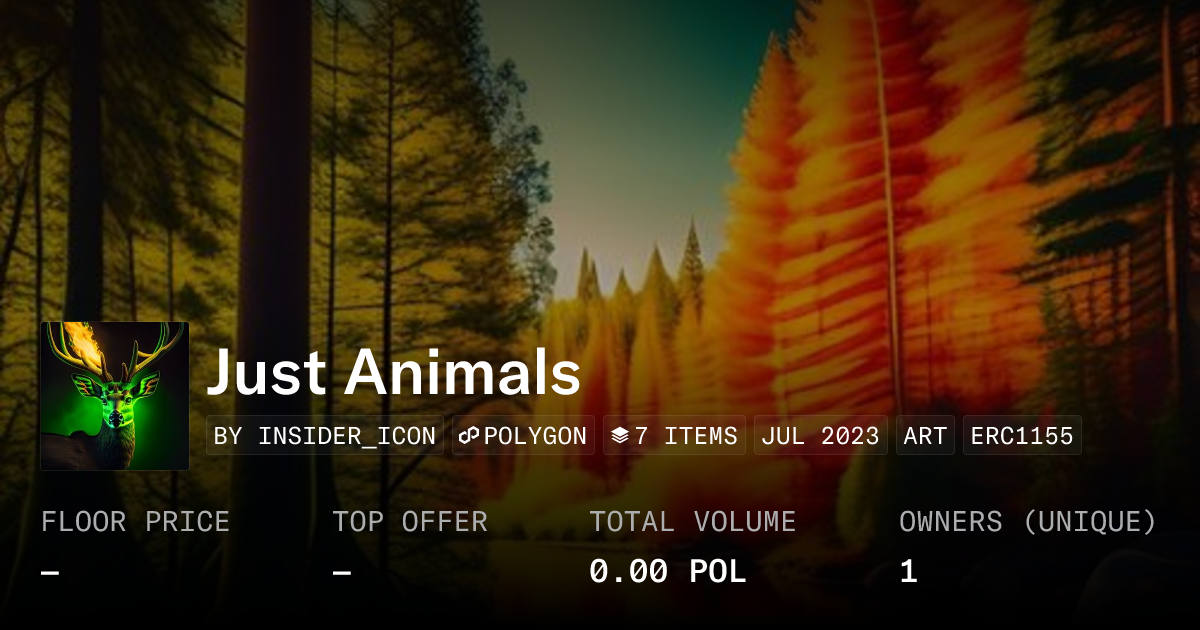 Just Animals - Collection | OpenSea