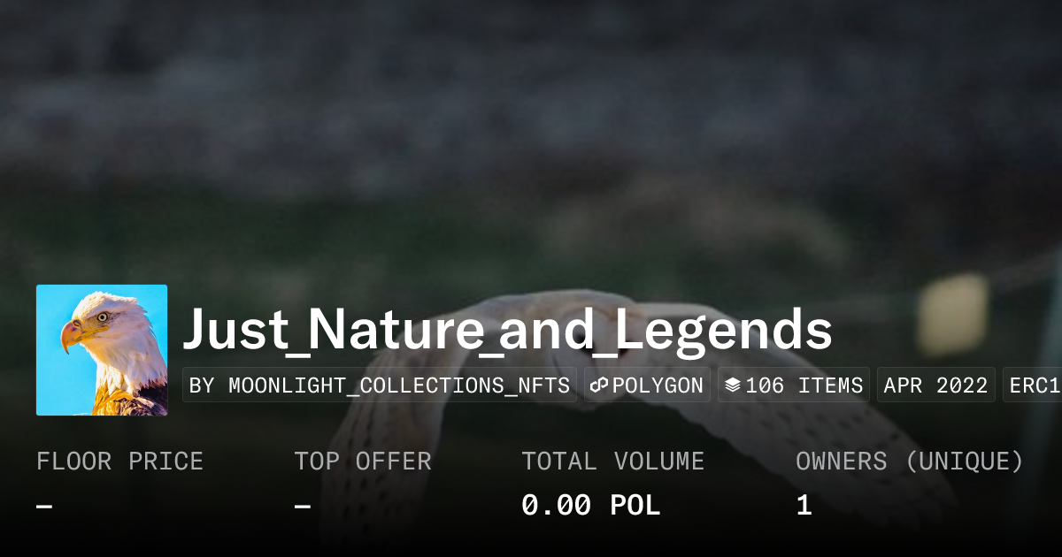 Just_Nature_and_Legends - Collection | OpenSea