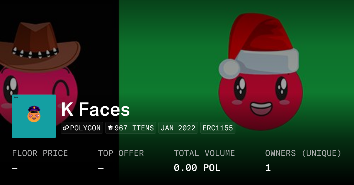 K Faces - Collection | OpenSea