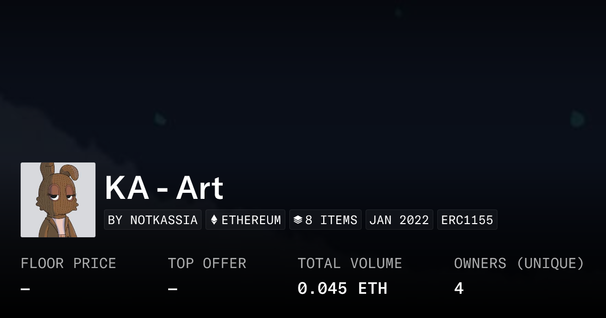 KA - Art - Collection | OpenSea