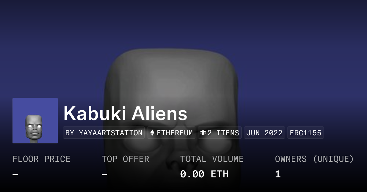 Kabuki Aliens - Collection | OpenSea