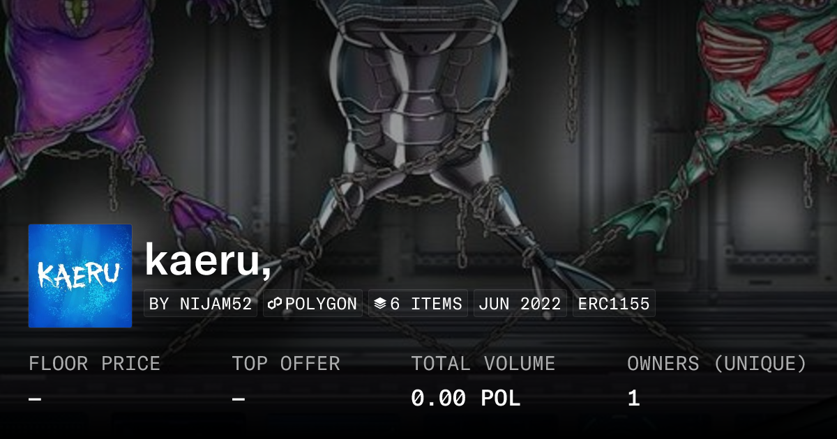 kaeru, - Collection | OpenSea