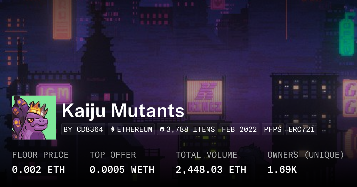 Kaiju Mutants - Collection | OpenSea