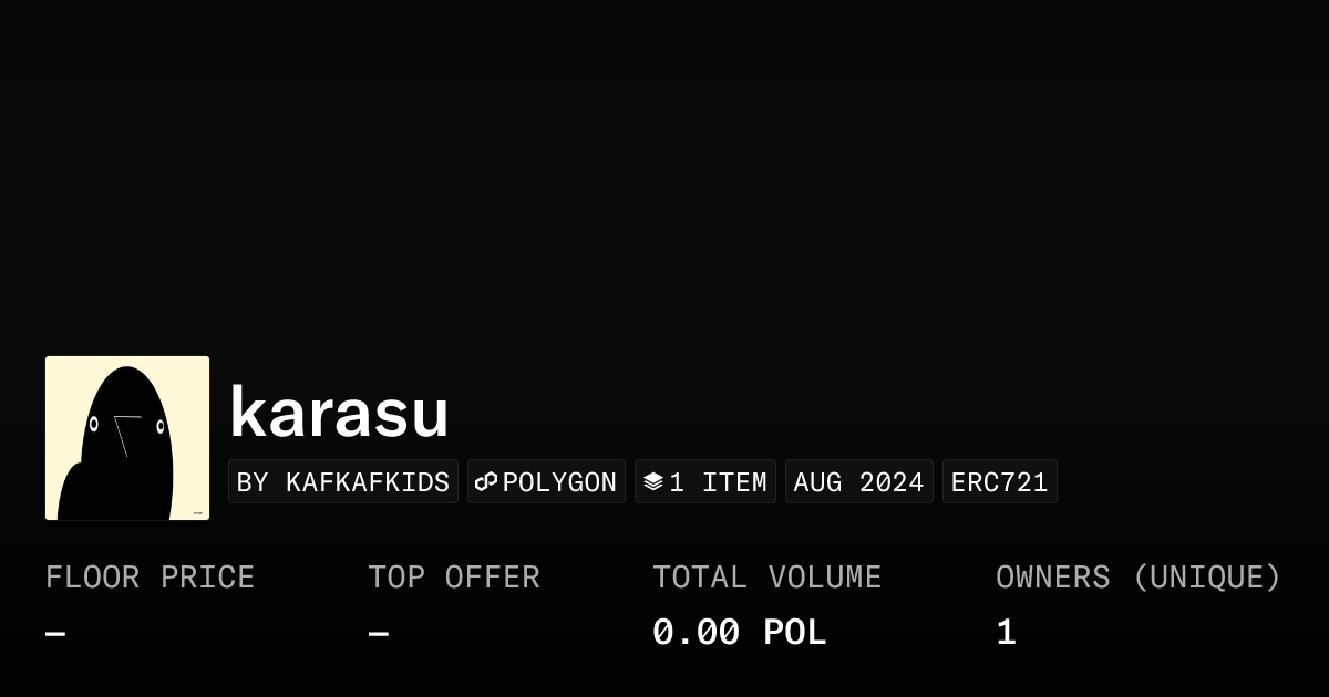 karasu - Collection | OpenSea