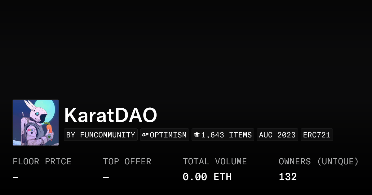 KaratDAO - Collection | OpenSea
