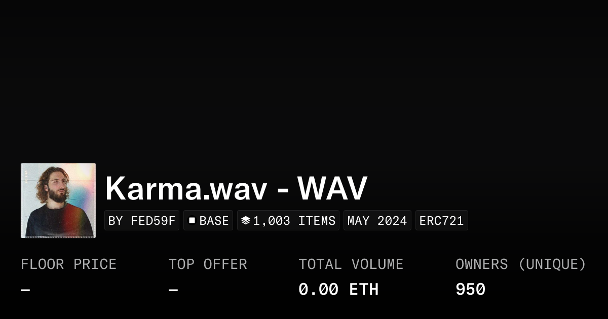 Karma.wav - WAV - Collection | OpenSea