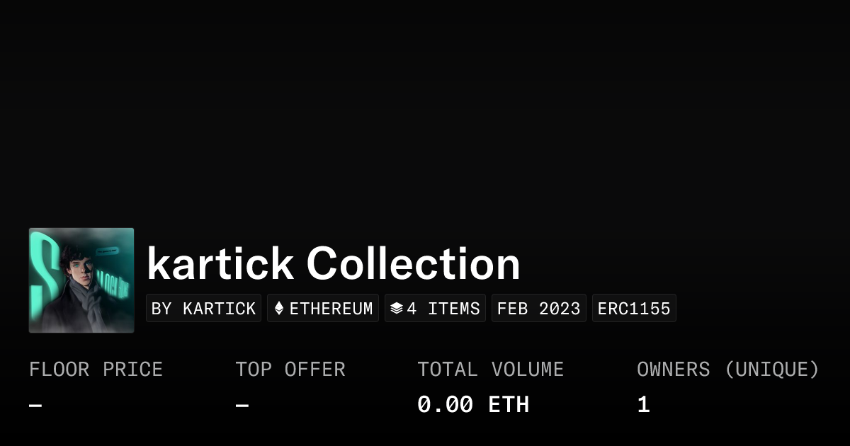 kartick Collection - Collection | OpenSea