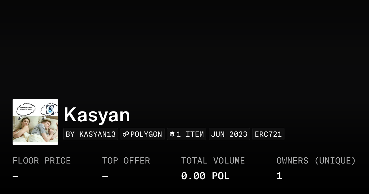 Kasyan - Collection | OpenSea