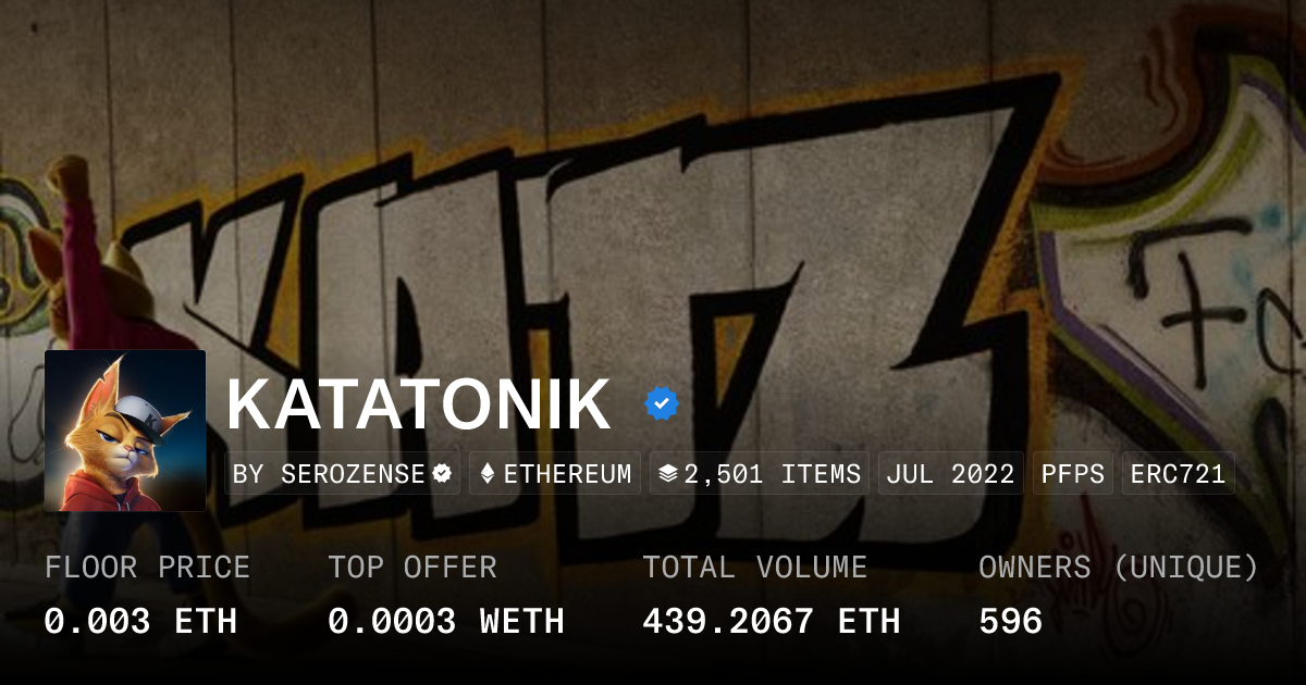 KATATONIK - Collection | OpenSea