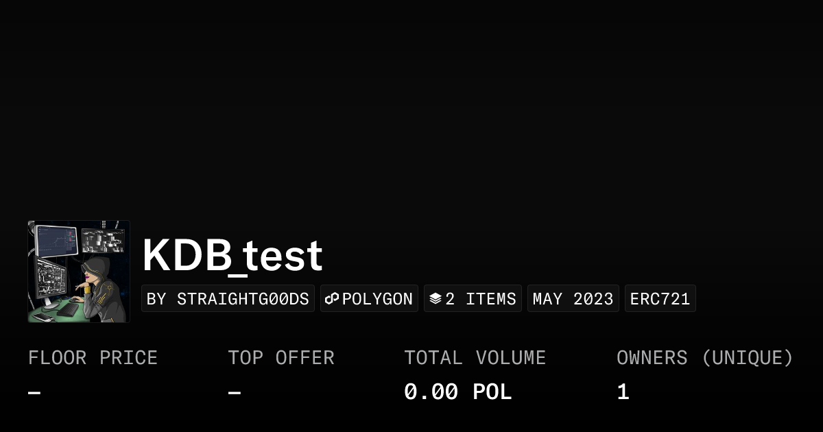 KDB_test - Collection | OpenSea
