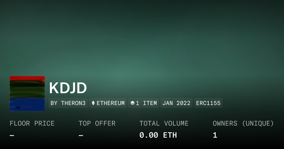 KDJD - Collection | OpenSea