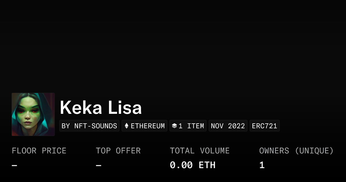 Keka Lisa - Collection | OpenSea