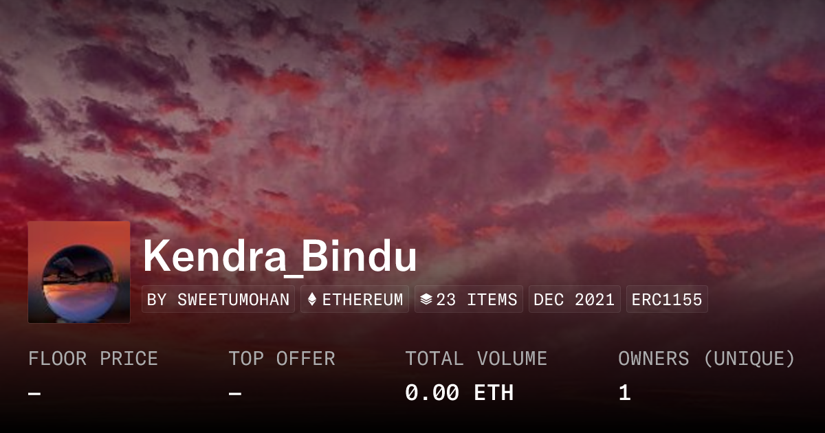 Kendra_Bindu - Collection | OpenSea