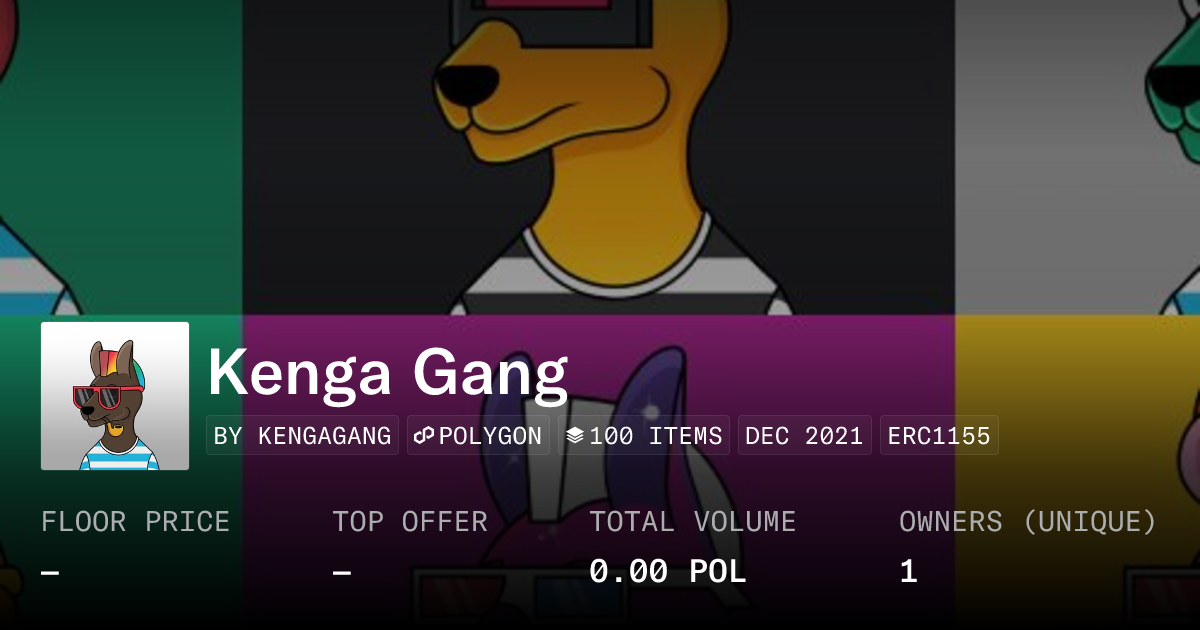 Kenga Gang - Collection | OpenSea