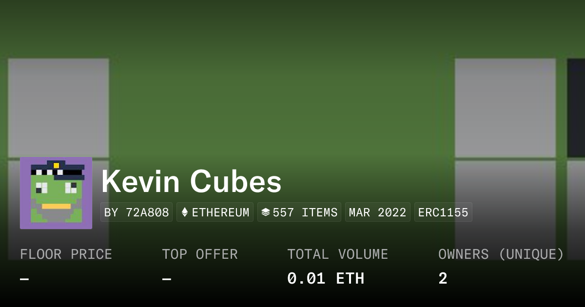 Kevin Cubes - Collection | OpenSea