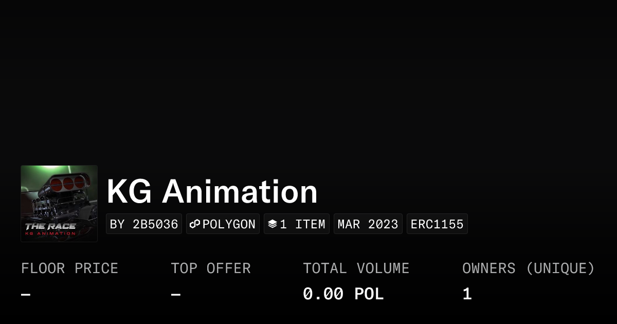 KG Animation - Collection | OpenSea