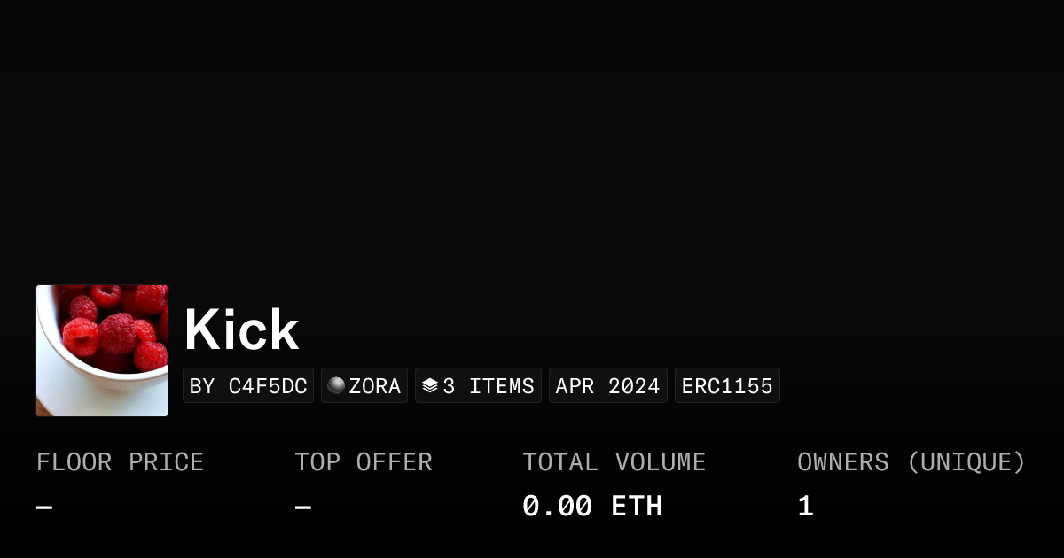 Kick - Collection | OpenSea