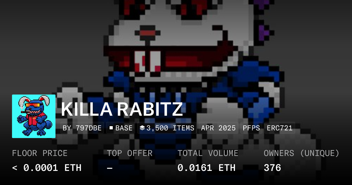 KILLA RABITZ - Collection | OpenSea