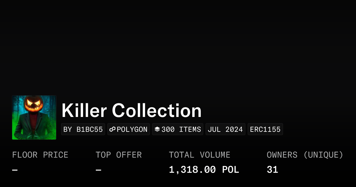 Killer Collection - Collection | OpenSea