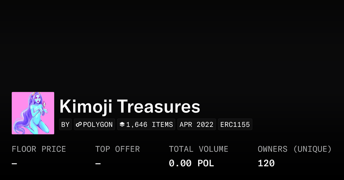 Kimoji Treasures - Collection | OpenSea