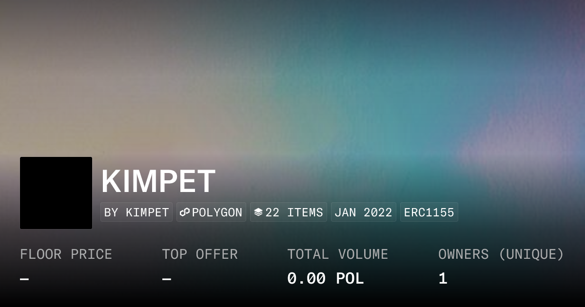 KIMPET - Collection | OpenSea