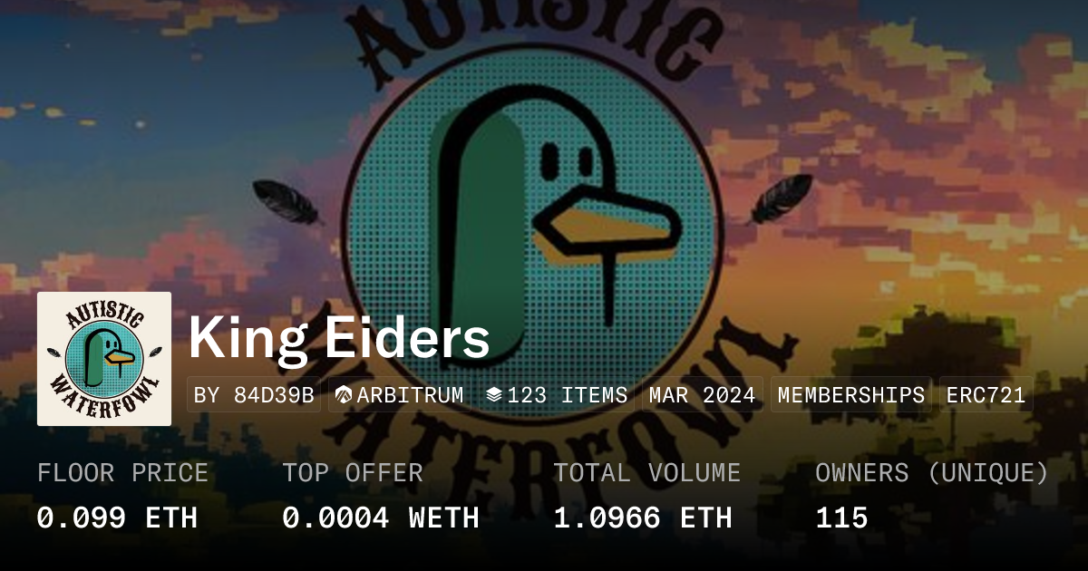King Eiders - Colección | OpenSea