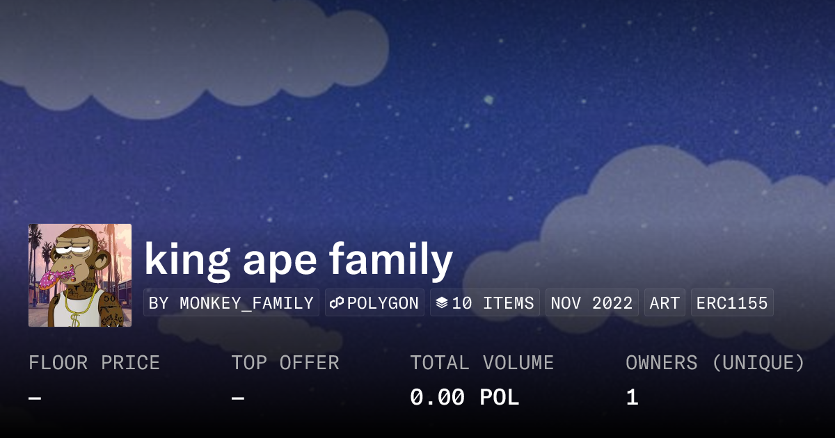king ape family - Collection | OpenSea
