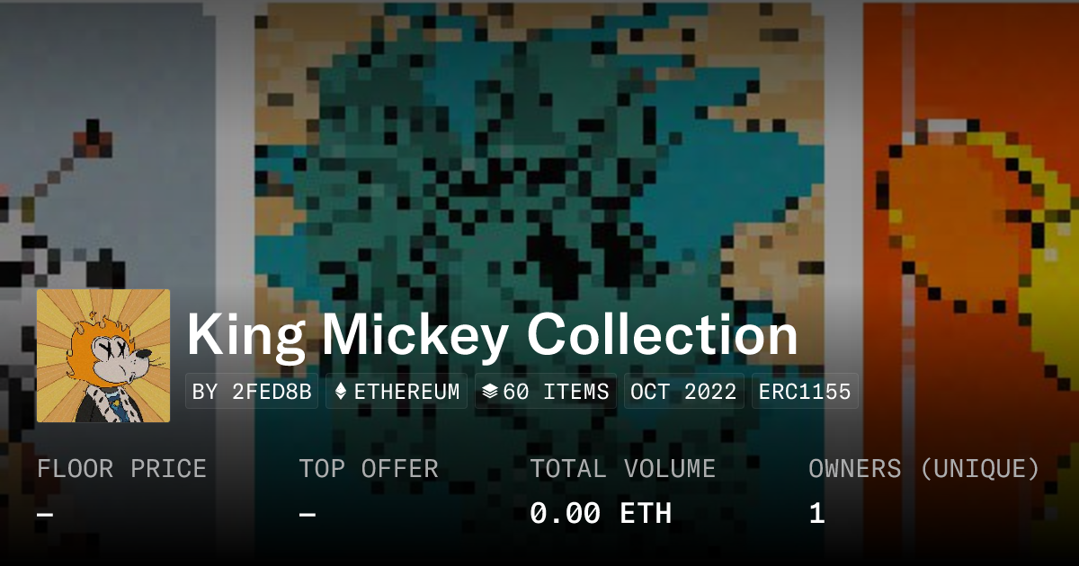 King Mickey Collection - Collection | OpenSea