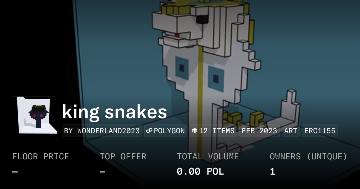 king snakes - Collection | OpenSea