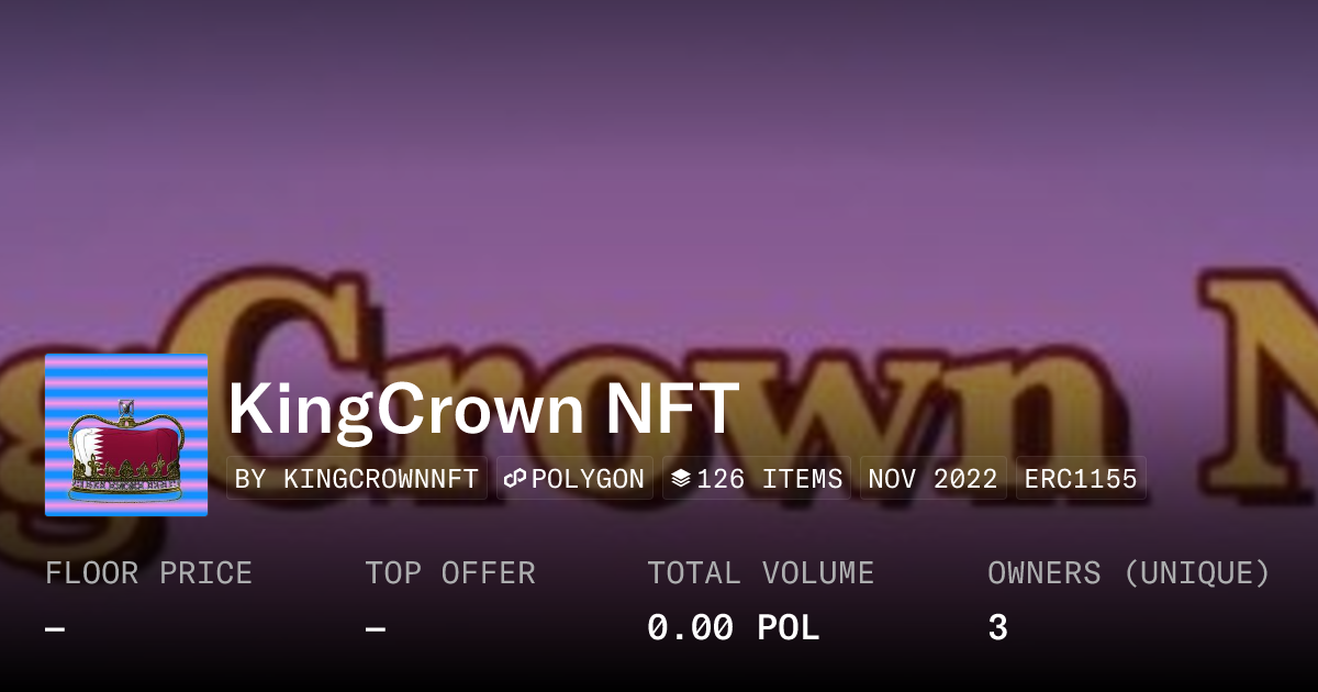 KingCrown NFT - Collection | OpenSea