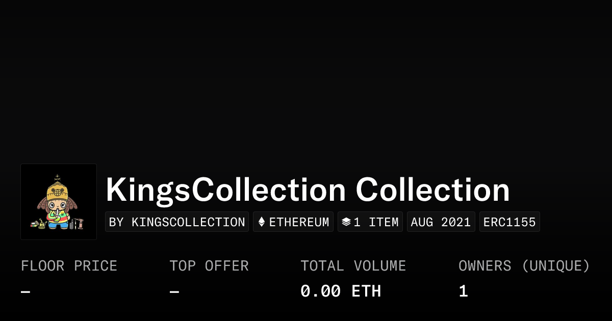 KingsCollection Collection - Collection | OpenSea