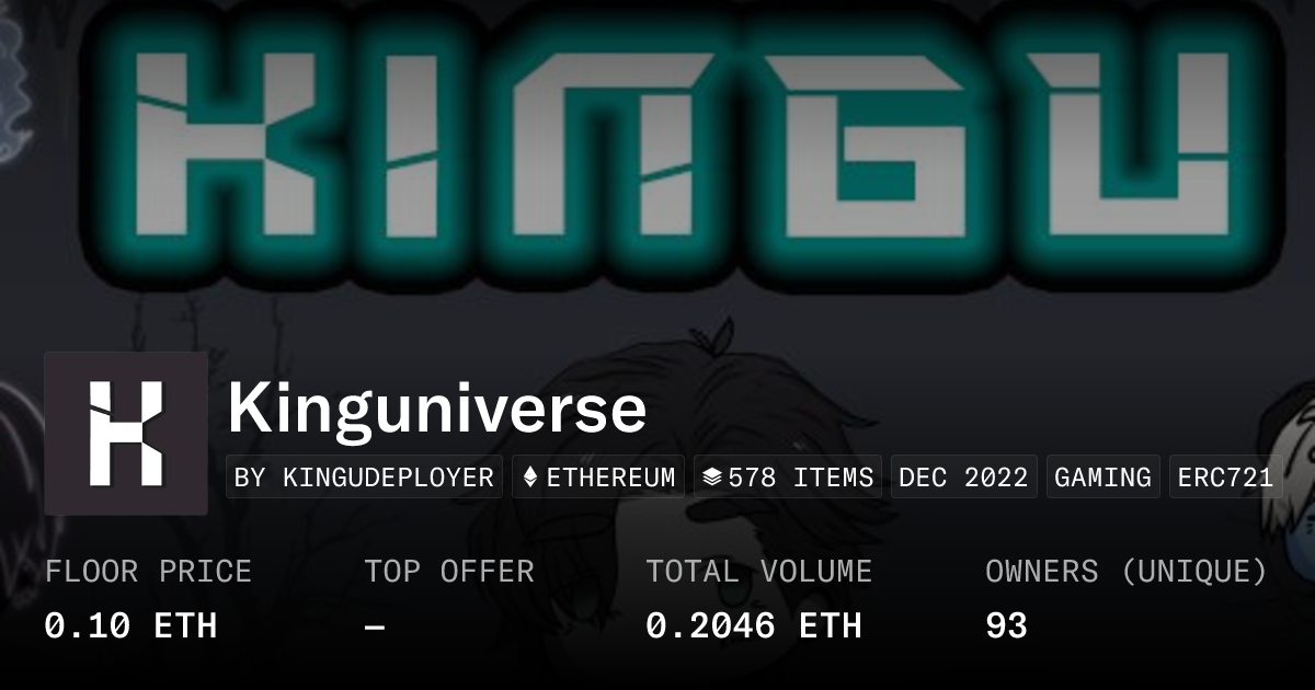 Kinguniverse - Collection | OpenSea