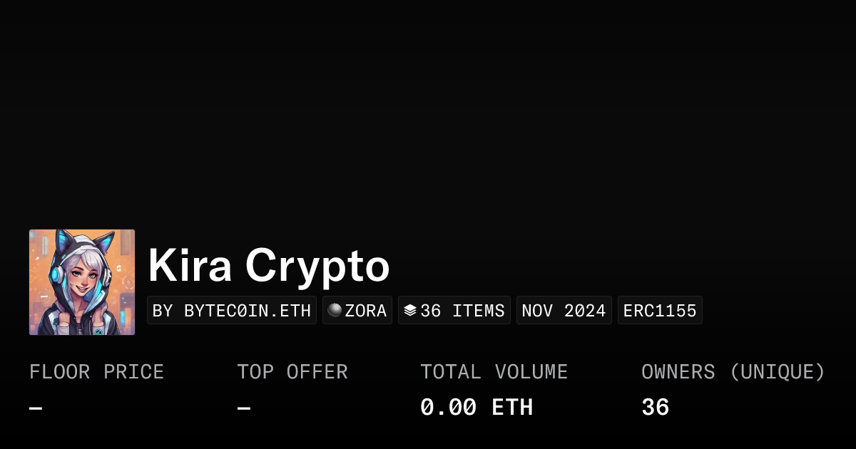 Kira Crypto - Collection | OpenSea